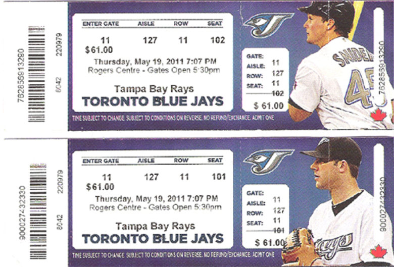 My Ticket Collection, Part I - The Ballpark Guide