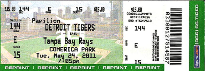 My Ticket Collection, Part I - The Ballpark Guide