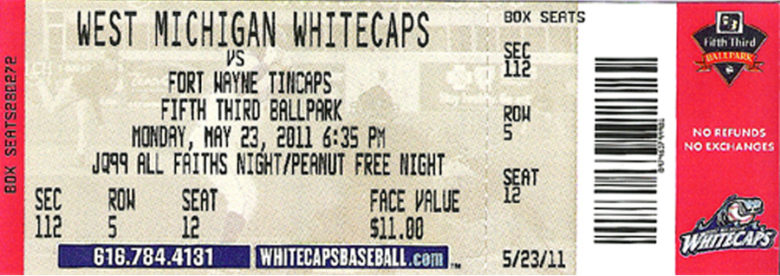 My Ticket Collection, Part I - The Ballpark Guide
