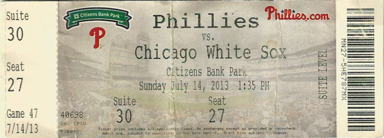 My Ticket Collection, Part II - The Ballpark Guide