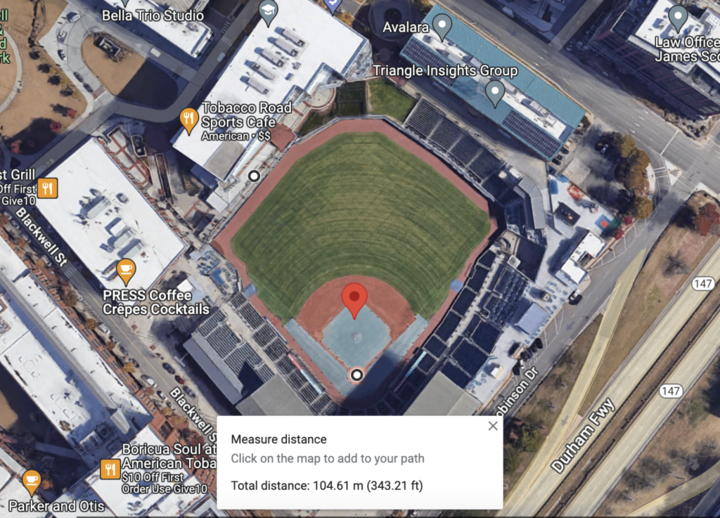 More Fun With Google’s Measurement Tool - The Ballpark Guide