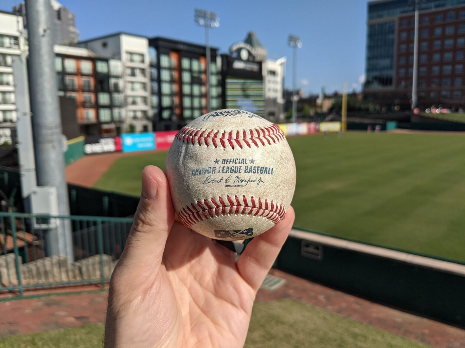 Get Balls and Autographs at First National Bank Field (Greensboro ...